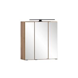Spiegelschrank in Eiche Wotan