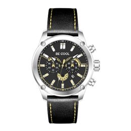 BE COOL Chronograph schwarz/gr&uuml;n BCW01SGR