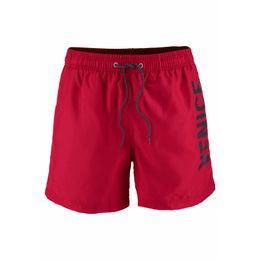 Venice Beach Herren Badeshorts, rot, Gr&ouml;&szlig;e S (46/48)
