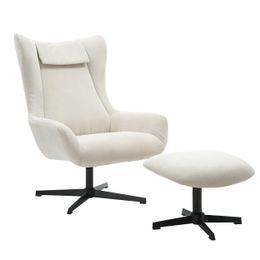 Salesfever Sessel mit Hocker 367827