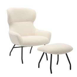 Salesfever Sessel mit Hocker 367797