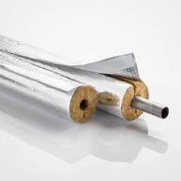 NMC Rohrisolierung, Heizungsrohrisolierung, Steinwolle, 60mm, 40mm, 1m