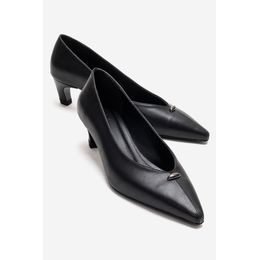 Versay Spitzer Zehenbereich Kitten-Heel Pumps