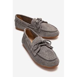 Cuesta Leder Schn&uuml;r-Loafer