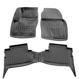 Boni-Shop&reg; Gummimatten Auto f&uuml;r FORD C-Max (2010-2019) Benzinversion, 3D, passgenau, Polyurethan, geruchlos