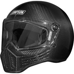 Simpsons Simpson M30 Solid Carbon, Integralhelm