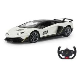 RC-Auto Jamara "Lamborghini Aventador SVJ Performance 1:14, 2,4 GHz", silber (silberfarben), Fernlenkfahrzeuge, KinderB:16cm H:8cm T:35cm, Kunststoff, B:16cm H:8cm T:35cm
