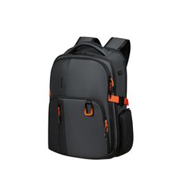Daypack Samsonite, Gr. B/H/T: 33cm x 44cm x 20cm, grau, Polyester, Rucks&auml;cke