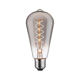 Paulmann LED-Leuchtmittel "Rustic Shine ST64 170lm 4,2W 1800K S smoke 230V", anthrazit, L:14,3cm &Oslash;:6,4cm, Leuchtmittel