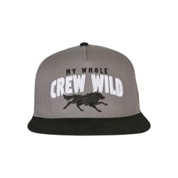 Cayler & Sons Flex Cap CAYLER & SONS "Cayler & Sons Herren Crew Wild Cap", Herren, Gr. onesize, grau, schwarz, 100% Baumwolle, unifarben, Caps
