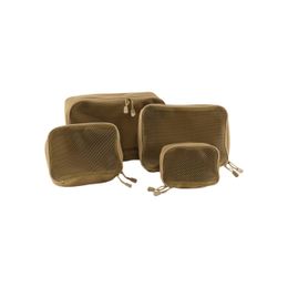 Reisetasche Brandit "Brandit Unisex US Cooper Packing Cubes", Gr. onesize, camel, Polyester, unifarben, Taschen Reisetasche