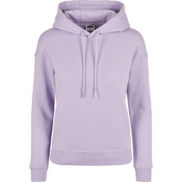 Hoodie Urban Classics "Urban Classics Damen Ladies Organic Hoody", Damen, Gr. XL, lila, 100% Baumwolle, unifarben, Sweatshirts Hoodie