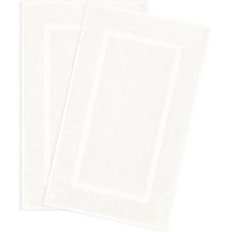 Badematte HAMMETEX "Hotelmatte, Duschvorleger", creme, H:5mm, Baumwolle, Badematten, Badematte, 2-teiliges Set, einfarbig, 100% Baumwolle