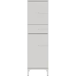 Midischrank Germania "Midischrank", kaschmir, B:34cm H:123cm T:34cm, Holzwerkstoff, Metall, Schr&auml;nke, Midischrank, Mediumschrank mit wechselbarem T&uuml;ranschlag in Kaschmir