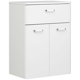 Unterschrank SAPHIR "mit 1 Einlegeboden und T&uuml;rd&auml;mpfer", wei&szlig; glanz, B:53cm H:72cm T:33cm, Holzwerkstoff, Schr&auml;nke, Unterschrank