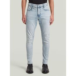 G-Star Raw Regular-fit-Jeans G-STAR "D-Staq Slim Jeans", Herren, Gr. 27, L&auml;nge 30, sun faded blau angelite, Obermaterial: 98% Baumwolle, 2% Elasthan, Jeans
