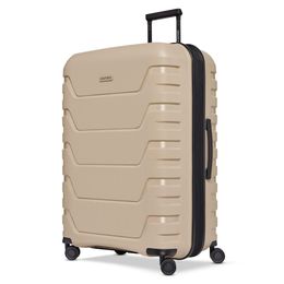 Trolley SMARTBOX "Edition 01 4 Rollen Trolley 76 cm mit Dehnfalte", Gr. 117 l, beige, Polypropylen, Koffer
