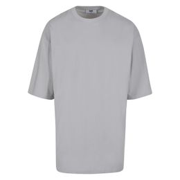 T-Shirt DEF "DEF DEF Basic T-Shirts", Damen, Gr. 5XL, micro chip, 100% Baumwolle, unifarben, oversize, Rundhals, Shirts T-Shirt