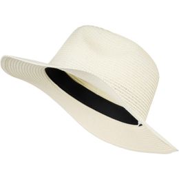 Sonnenhut styleBREAKER "Panama Strohhut - Knautschhut", Damen, wei&szlig; (creme), Obermaterial: 100% Papierstroh PAS., Modisch, H&uuml;te