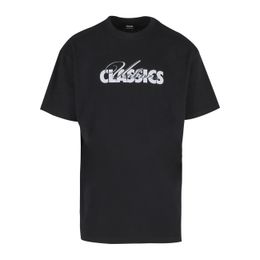 T-Shirt Urban Classics "Urban Classics UC Cursive Bold Logo Heavy Oversized Tee", Damen, Gr. L, schwarz, 100% Baumwolle, bedruckt, oversize, Rundhals, Shirts T-Shirt