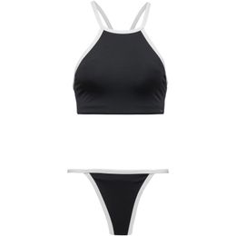 O`Neill O'NEILL HIGH NECK Bikini Set Damen - Gr&ouml;&szlig;e 40 - schwarz