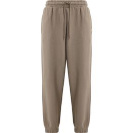 Stoffhose DEF "DEF Herren DEF Sweatpants", Herren, Gr. XXL, US-Gr&ouml;&szlig;en, braun washed01, 80% Baumwolle, 20% Polyester, unifarben, relaxed fit, Hosen Stoffhose