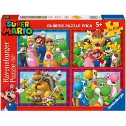 Puzzle Ravensburger "Nintendo Super Mario, Zeit f&uuml;r Mario", bunt, Puzzles, KinderB:36cm H:26cm, Pappe, Motiv, Made in Europe, B:36cm H:26cm