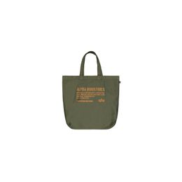 Tragetasche Alpha Industries "Shopper Bag", schwarz olive, Obermaterial: 98% Baumwolle, 2% Elastan, Taschen