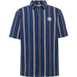 O`Neill O'NEILL ORIGINALS JACQUARD Kurzarmhemd Herren - Gr&ouml;&szlig;e M - blau