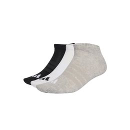 Sneakersocken adidas originals "Socken Thin & Light Sportswear Low Cut Socks 3er Pack", Herren, Gr. 37-39, bunt (schwarz, grau, wei&szlig;), Obermaterial: 50% Baumwolle CO. 47% Polyester PES. 2% Elasthan EL. 1% Polyamid PA., Socken Sneakersocken