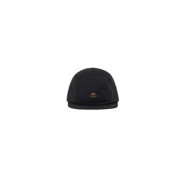 Trucker Cap Alpha Industries "Fitted Soft Cap", Herren, Gr. onesize, schwarz, Kunstfaser, Caps