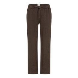 Chinohose Brax "Style ELIAS", Herren, Gr. 32, L&auml;nge 32, dunkelbraun, Web, 100% Leinen, Hosen Chinohose