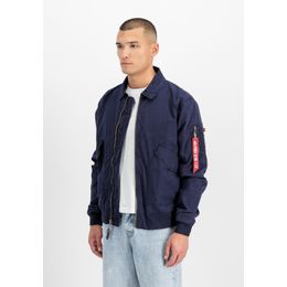 Bomberjacke Alpha Industries "CWU-36/P Canvas Light", Herren, Gr. L, ultra navy, Obermaterial: 100% Baumwolle, Jacken Bomberjacke