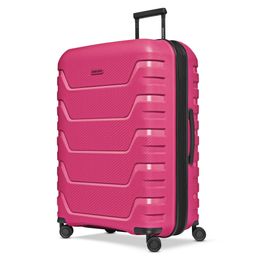 Trolley SMARTBOX "Edition 01 4 Rollen Trolley 76 cm mit Dehnfalte", Gr. 117 l, pink, Polypropylen, Koffer