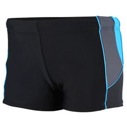 Badehose AQUARTI "Badehose Aquarti Herren Badehose Kurz mit Kontrastpaspel", Damen, Gr. L, N-Gr, schwarz (07 schwarz, graphit, blau), Obermaterial: 80% Polyamid PA. 20% Elasthan EL., Badehosen Badehose