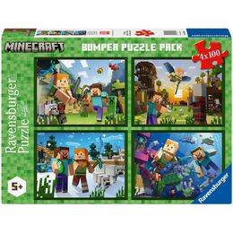 Puzzle Ravensburger "Minecraft, Biome erforschen", bunt, Puzzles, KinderB:36cm H:26cm, Pappe, Motiv, Made in Europe, B:36cm H:26cm