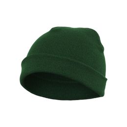 Beanie Flexfit "Flexfit Unisex Heavyweight Beanie", Herren, Gr. onesize, spruce, Kunstfaser, M&uuml;tzen Beanie