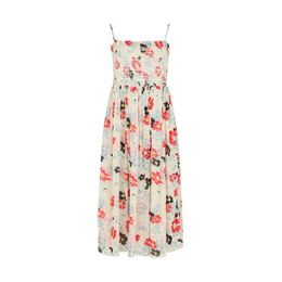 Lily & Lionel Midikleid LILY AND LIONEL "Jessica Detachable Strap Poppy Floral Print Midi Dress Damen", Damen, Gr. 36, Normalgr&ouml;&szlig;en, multi, 100% Viskose, Kleider Midikleid