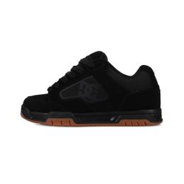 Sneaker DC Shoes "DC COILER", Herren, Gr. 43, schwarz, gum, Leder, Synthetik, Schuhe Sneaker