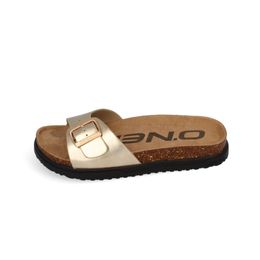 O`Neill Sandale O'NEILL "SOLANA SLIDER WOMEN LOW", Damen, Gr. 36, gold, Synthetik, Schuhe Sandale