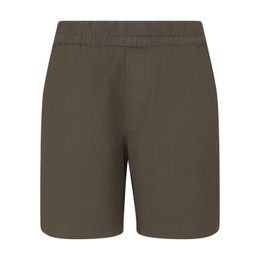 Shorts NOU "Helvetia jr.", M&auml;dchen, Gr. 128, EURO-Gr&ouml;&szlig;en, dunkelgr&uuml;n, schwarz, 98% Baumwolle, 2% Elasthan, unifarben, Hosen Shorts, mit elastischem Bund und Stretchmaterial