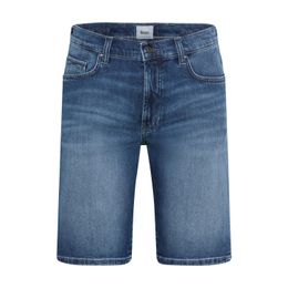 5-Pocket-Jeans Brax "Style CLINT", Herren, Gr. 30, Normalgr&ouml;&szlig;en, stahlblau, Denim/Jeans, 95% Baumwolle, 4% Elastomultiester, 1% Elasthan, Jeans 5-Pocket-Jeans