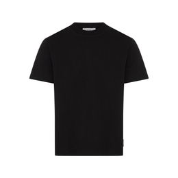 Marc O'Polo T-Shirt MARC O'POLO DENIM, Damen, Gr. L, schwarz, Jersey, Obermaterial: 100% Baumwolle, Basic, relaxed fit normal, Rundhals, Shirts T-Shirt, basic, relaxed fit