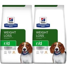 Hill's Hill's Prescription Diet Weight Reduction r/d mit Huhn 2x10 kg