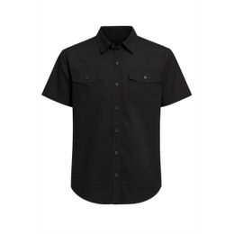 Langarmhemd Brandit "Brandit Herren Roadstar Shirt", Herren, Gr. 4XL, US-Gr&ouml;&szlig;en, schwarz, 100% Baumwolle, unifarben, normal, Hemden