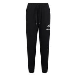 Jogginghose Plein Sport "Ribbed Joggers Scratch", Damen, Gr. L, US-Gr&ouml;&szlig;en, 02, schwarz, Obermaterial: 95% Polyester, 5% Elasthan, Hosen Jogginghose