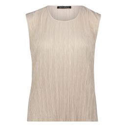 T-Shirt Betty Barclay "Damen mit Glanzeffekt", Damen, Gr. 38, grau beige, Jersey, Obermaterial: 100% Polyester, festlich, loose fit normal, Rundhals, Shirts T-Shirt