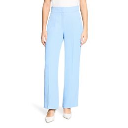 Stoffhose Betty Barclay "Damen unifarben", Damen, Gr. 36, Normalgr&ouml;&szlig;en, powder blau, Obermaterial: 96% Polyester, 4% Elasthan, relaxed fit lang, Hosen Stoffhose