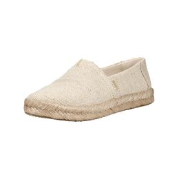 Toms Shoes Espadrille TOMS "TOMS Halbschuhe Textil", Damen, Gr. 38, gold, Textil, Schuhe Espadrille