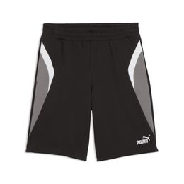 Sporthose Puma "Essentials Block 10" Shorts Herren", Herren, Gr. L, Normalgr&ouml;&szlig;en, schwarz, Obermaterial: 68% Baumwolle, 32% Polyester. Tasche &ndash; Oben: 100% Baumwolle, regular fit, Hosen Sporthose